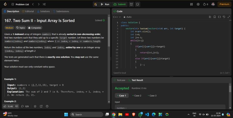 Day 65 of #100daysofcodingchallenge Solved problems on leetcode ๐ ... Day 65 of #100daysofcodingchallenge Solved problems on leetcode ๐ ...
