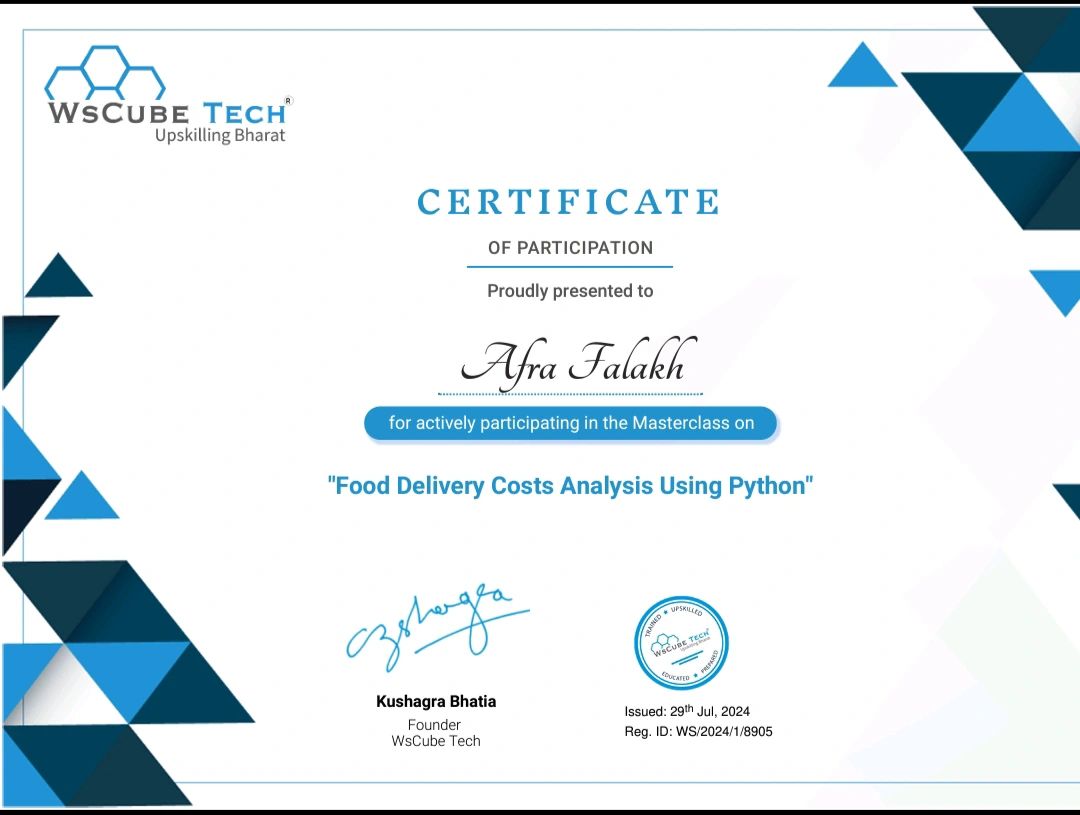 Afra Falakh on LinkedIn: Attended an insightful data analytics webinar ... Afra Falakh on LinkedIn: Attended an insightful data analytics webinar ...