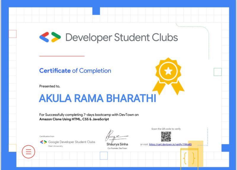 Rama Bharathi Akula on LinkedIn: I’ve completed my 7 days bootcamp with ... Rama Bharathi Akula on LinkedIn: I’ve completed my 7 days bootcamp with ...