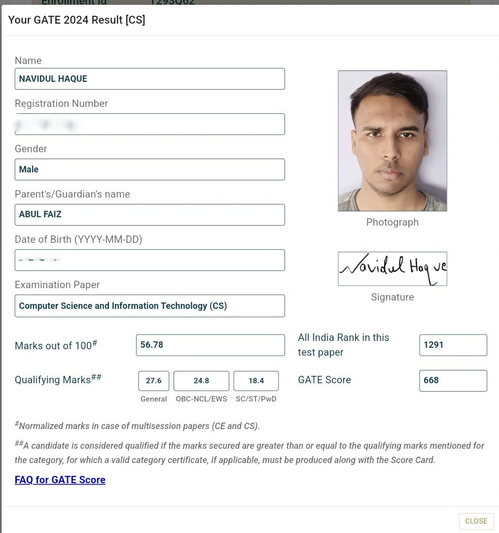 Navidul haque on LinkedIn: #gate #gate2024 #iiscbangalore #iit #nit #iiit Navidul haque on LinkedIn: #gate #gate2024 #iiscbangalore #iit #nit #iiit