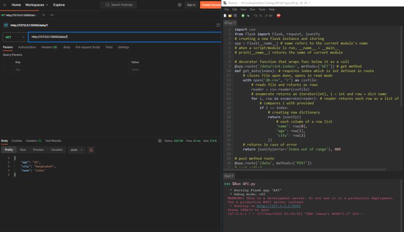 Irfan Ahmed on LinkedIn: #api #coding #pythonprogramming Irfan Ahmed on LinkedIn: #api #coding #pythonprogramming