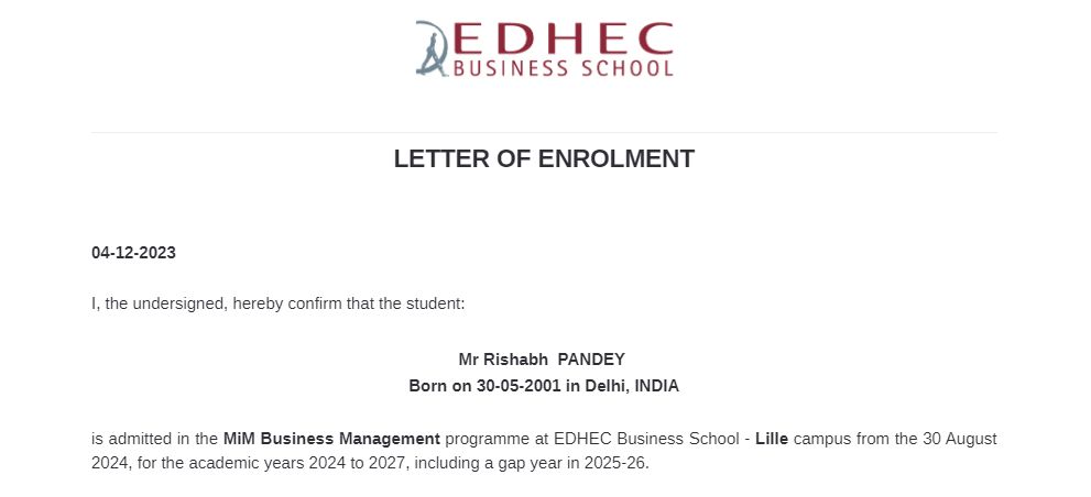 Rishabh Pandey on LinkedIn: #edhecbusinessschool #newbeginnings # ... Rishabh Pandey on LinkedIn: #edhecbusinessschool #newbeginnings # ...