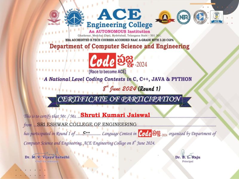 shruti jaiswal on LinkedIn: #nationalcodingcompetition # ... shruti jaiswal on LinkedIn: #nationalcodingcompetition # ...