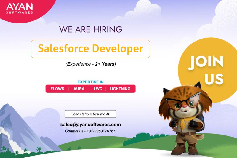 AYAN Softwares on LinkedIn: #hiring #developer #salesforce AYAN Softwares on LinkedIn: #hiring #developer #salesforce