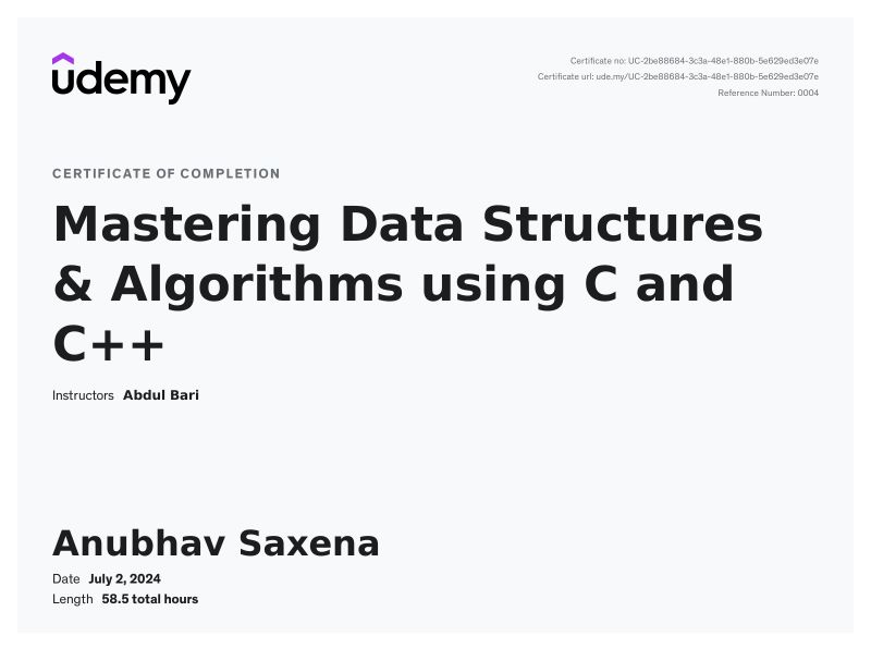 Anubhav Saxena on LinkedIn: #datastructures #algorithms #coding #cpp # ... Anubhav Saxena on LinkedIn: #datastructures #algorithms #coding #cpp # ...
