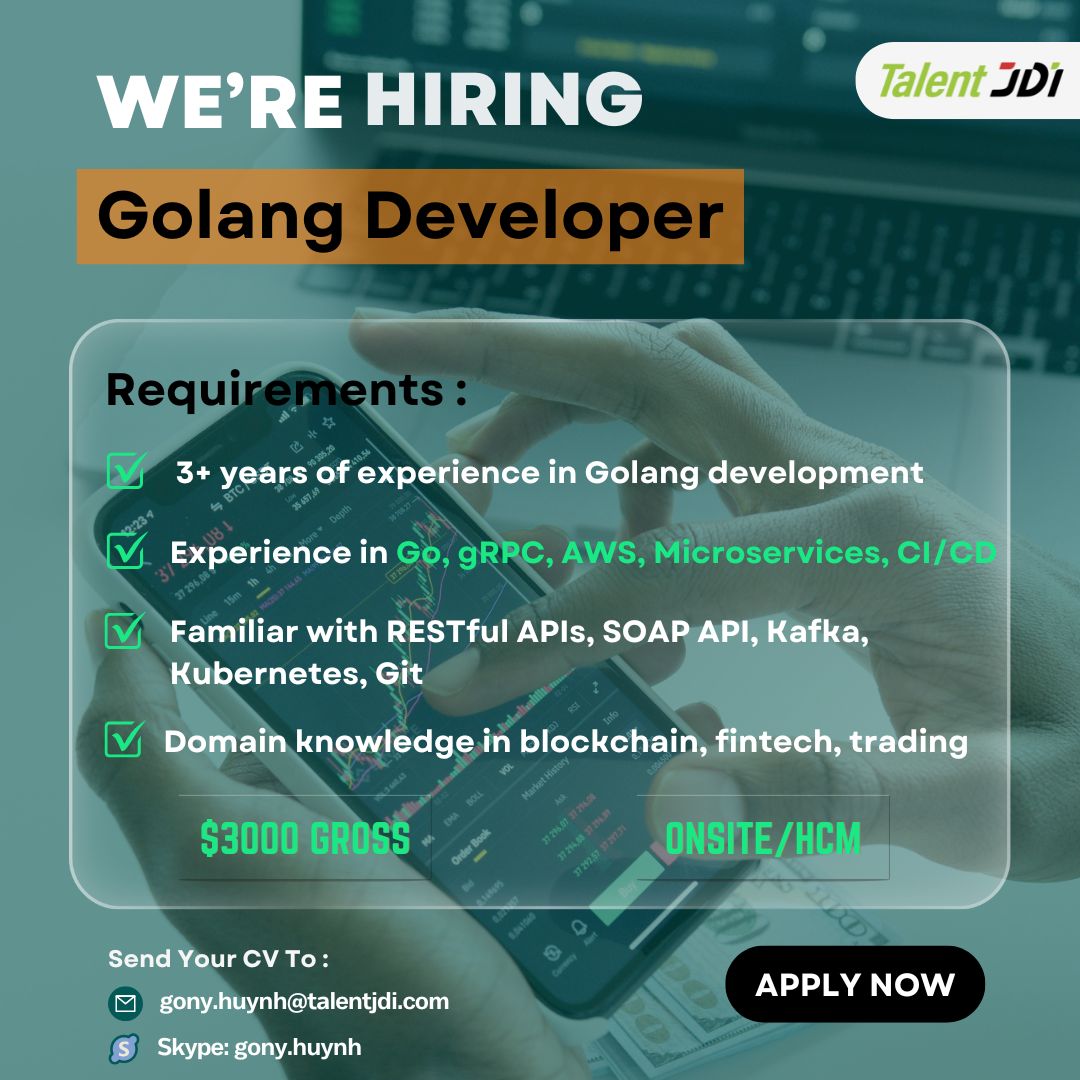 Gony Huynh on LinkedIn: #golang #go #grpc #aws Gony Huynh on LinkedIn: #golang #go #grpc #aws