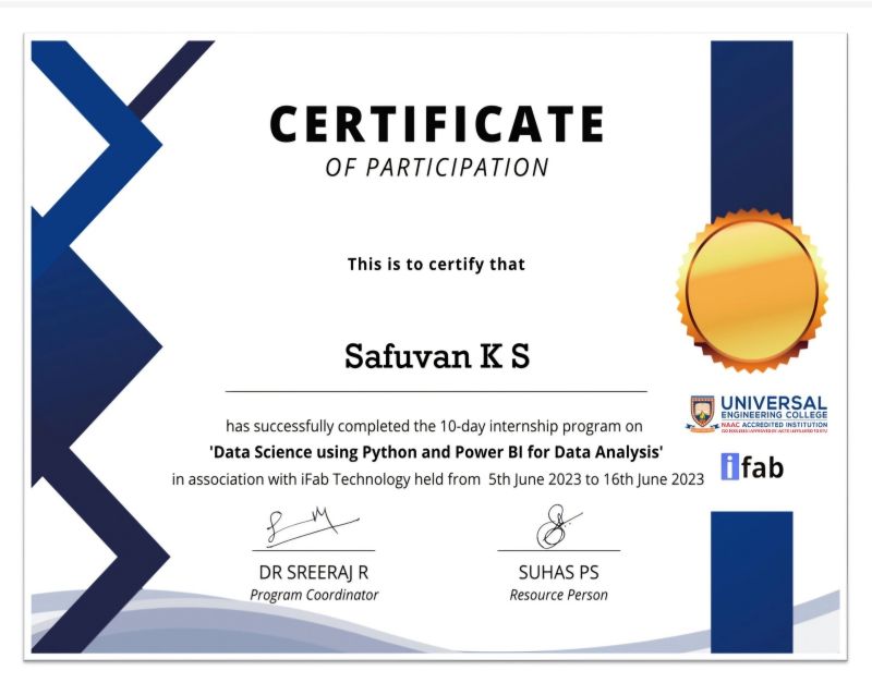 SAFUVAN K S on LinkedIn: #datascience #python #powerbi #ifabtechnology ... SAFUVAN K S on LinkedIn: #datascience #python #powerbi #ifabtechnology ...