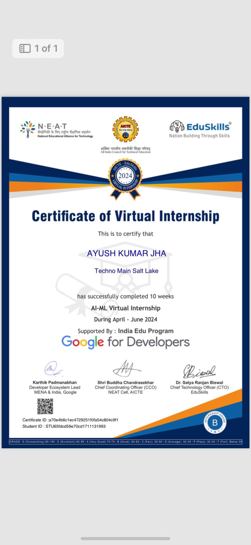 AYUSH KUMAR JHA on LinkedIn: #ai #machinelearning #googleinternship # ... AYUSH KUMAR JHA on LinkedIn: #ai #machinelearning #googleinternship # ...