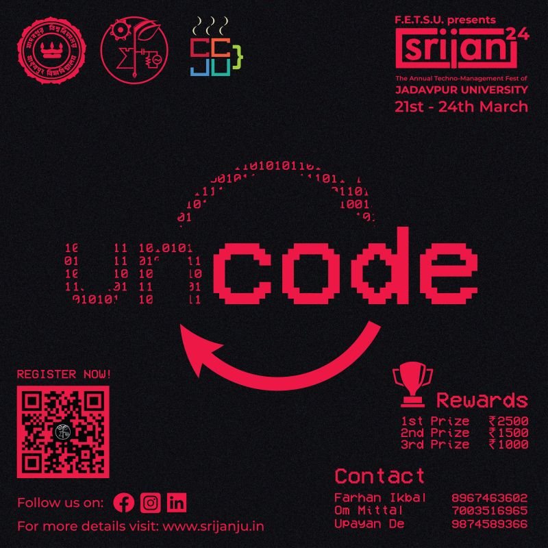 SRIJAN, JADAVPUR UNIVERSITY on LinkedIn: #brainstorming #coding #jucc # ... SRIJAN, JADAVPUR UNIVERSITY on LinkedIn: #brainstorming #coding #jucc # ...