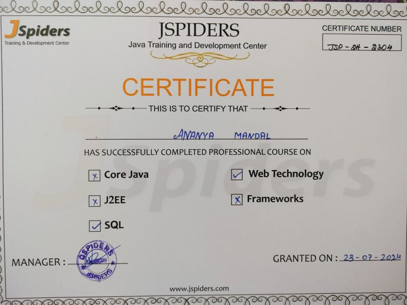 anany mandal on LinkedIn: #java #webdevelopment #sql #j2ee #frameworks ... anany mandal on LinkedIn: #java #webdevelopment #sql #j2ee #frameworks ...