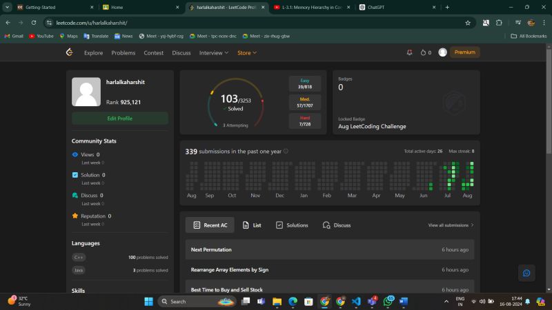 Harshit Harlalka on LinkedIn: #leetcode #dsa #c #coding #problemsolving ... Harshit Harlalka on LinkedIn: #leetcode #dsa #c #coding #problemsolving ...