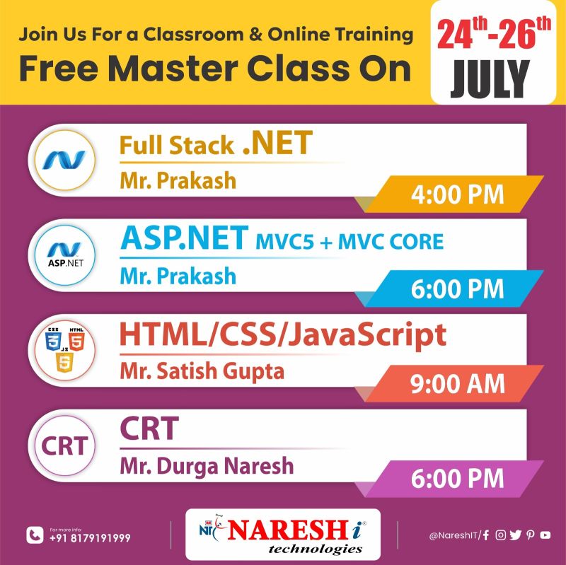 Naresh i Technologies on LinkedIn: #softwaredeveloper #programmer #html ... Naresh i Technologies on LinkedIn: #softwaredeveloper #programmer #html ...