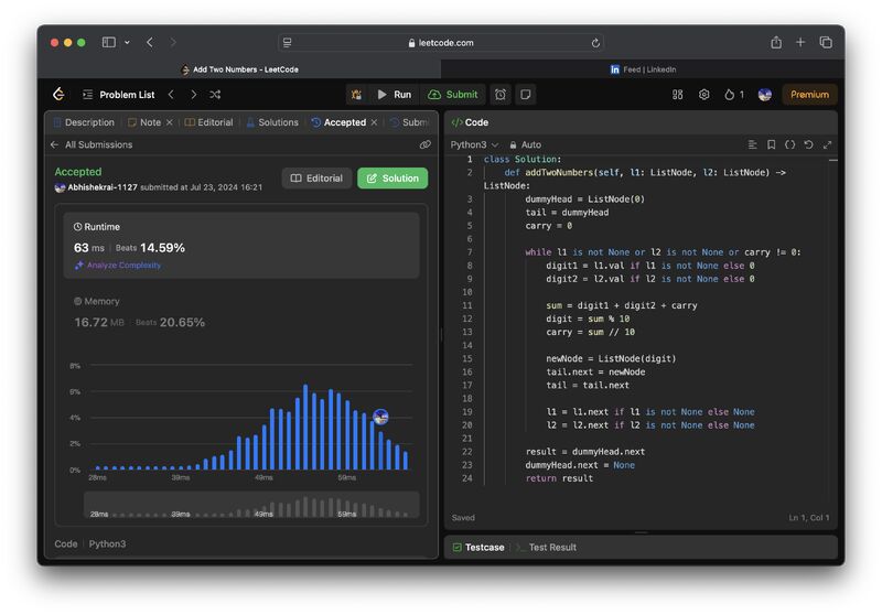 Abhishek Rai on LinkedIn: #100daysofcode #leetcode #codingchallenge # ... Abhishek Rai on LinkedIn: #100daysofcode #leetcode #codingchallenge # ...