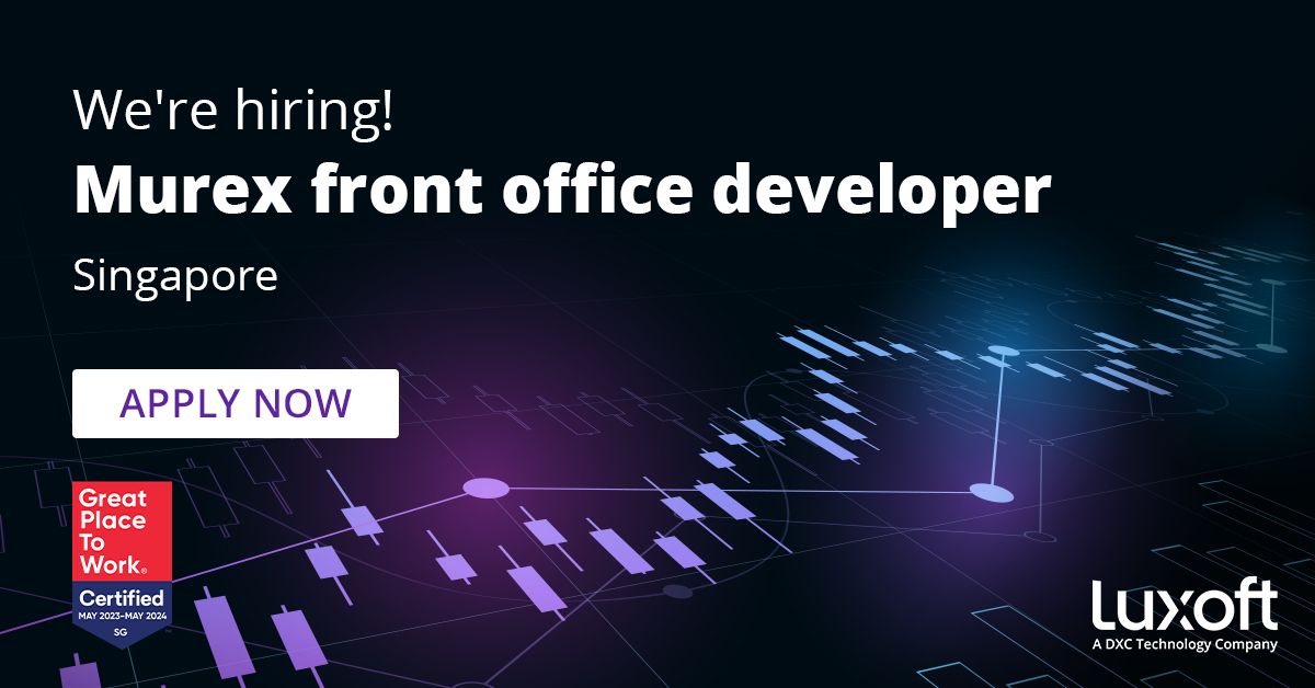 Luxoft Singapore on LinkedIn: Murex Front Office Developer Luxoft Singapore on LinkedIn: Murex Front Office Developer