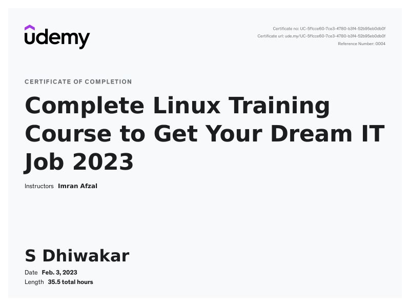 Dhiwakar S on LinkedIn: #linux #linuxtraining #systemadministration # ... Dhiwakar S on LinkedIn: #linux #linuxtraining #systemadministration # ...