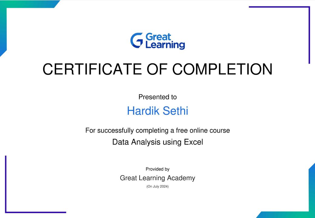 Hardik Sethi on LinkedIn: #excel #dataanalytics #getlearningcourse # ... Hardik Sethi on LinkedIn: #excel #dataanalytics #getlearningcourse # ...