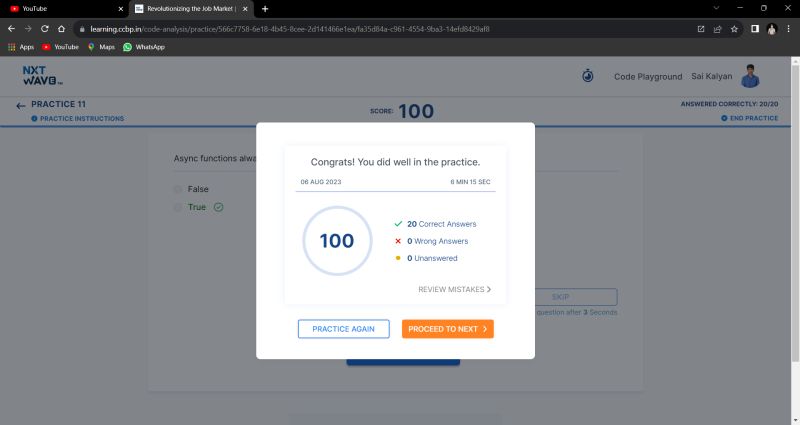 Sai Kalyan Baviri on LinkedIn: #javascript #nxtwave #coding Sai Kalyan Baviri on LinkedIn: #javascript #nxtwave #coding