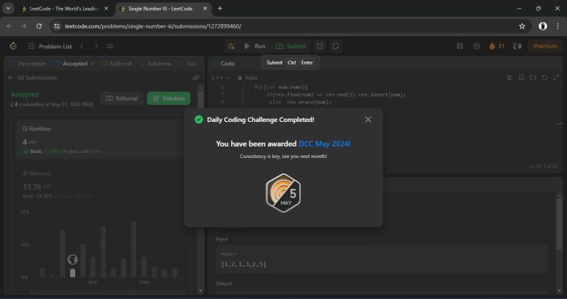 Aakash Rajput on LinkedIn: Got DCC May 2024 on my LeetCode. Recently ... Aakash Rajput on LinkedIn: Got DCC May 2024 on my LeetCode. Recently ...