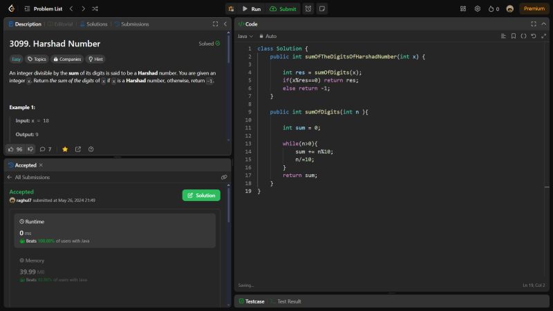 Raghul D on LinkedIn: #leetcodechallenge #codingjourney Raghul D on LinkedIn: #leetcodechallenge #codingjourney