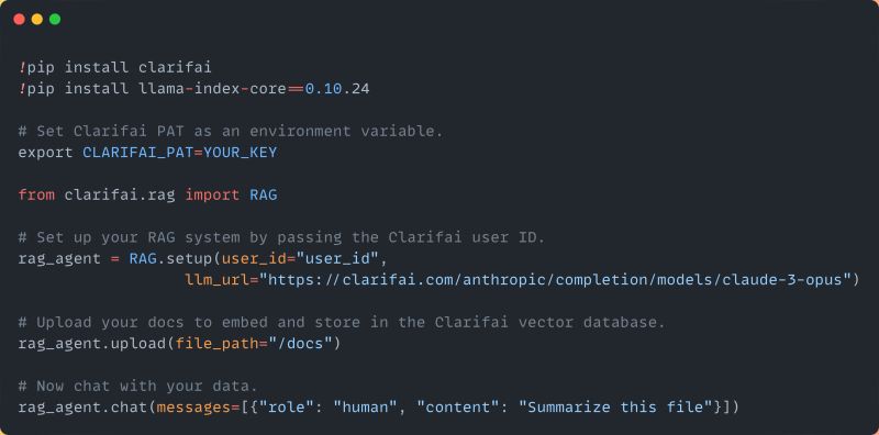 Clarifai on LinkedIn: #rag #claude Clarifai on LinkedIn: #rag #claude