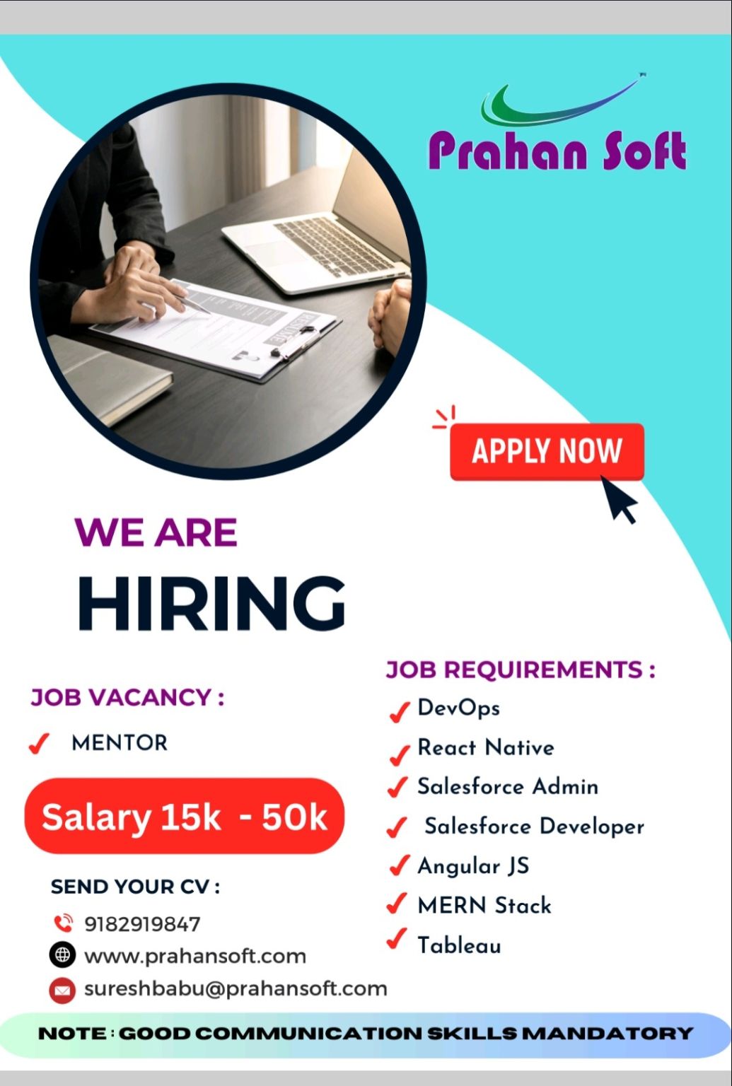 Suresh babu Kasimala on LinkedIn: #nowhiring #joinourteam # ... Suresh babu Kasimala on LinkedIn: #nowhiring #joinourteam # ...