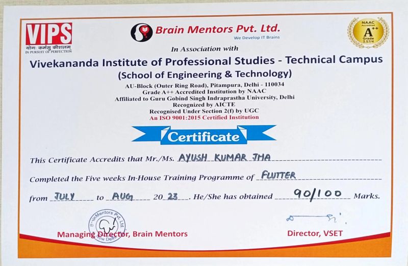 Ayush Kumar Jha on LinkedIn: #flutter Ayush Kumar Jha on LinkedIn: #flutter