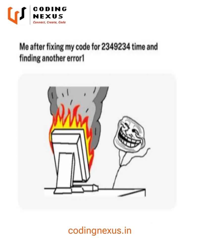Coding Nexus on LinkedIn: #bugfixing #errorhandling #code #codingnexus Coding Nexus on LinkedIn: #bugfixing #errorhandling #code #codingnexus
