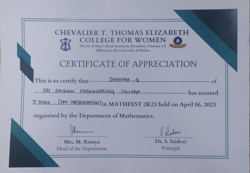 dheepak ganesan on LinkedIn: #winning #appreciation #certification dheepak ganesan on LinkedIn: #winning #appreciation #certification
