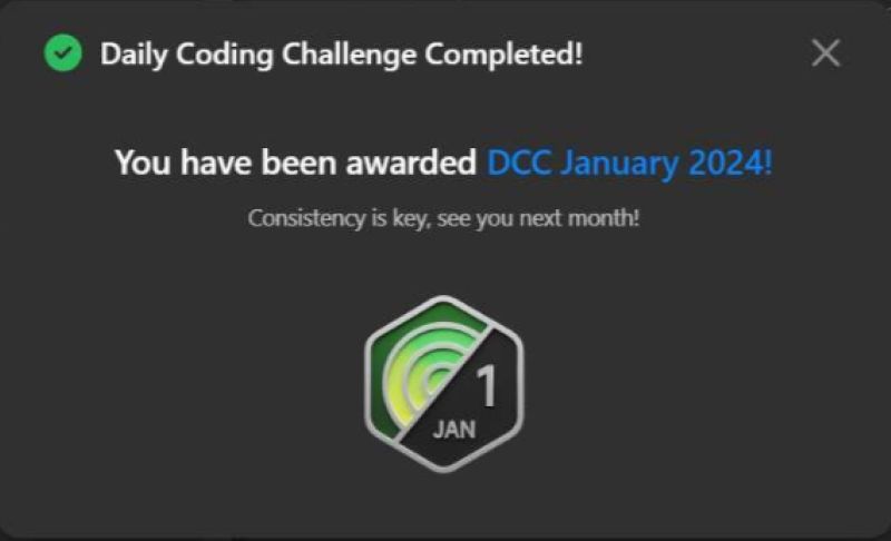 Yashwant Jain on LinkedIn: #leetcode #leetcodechallenge #januarybadge # ... Yashwant Jain on LinkedIn: #leetcode #leetcodechallenge #januarybadge # ...
