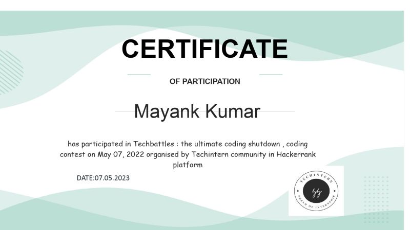 Mayank Kumar on LinkedIn: #coding #community Mayank Kumar on LinkedIn: #coding #community