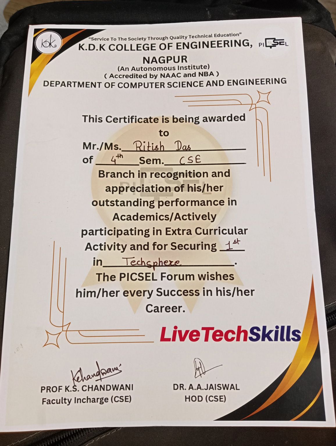 RITISH DAS on LinkedIn: #techsphere #winner #gratitude #livetechskills ... RITISH DAS on LinkedIn: #techsphere #winner #gratitude #livetechskills ...