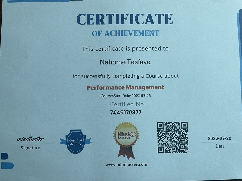 Nahome Tesfaye posted on LinkedIn Nahome Tesfaye posted on LinkedIn