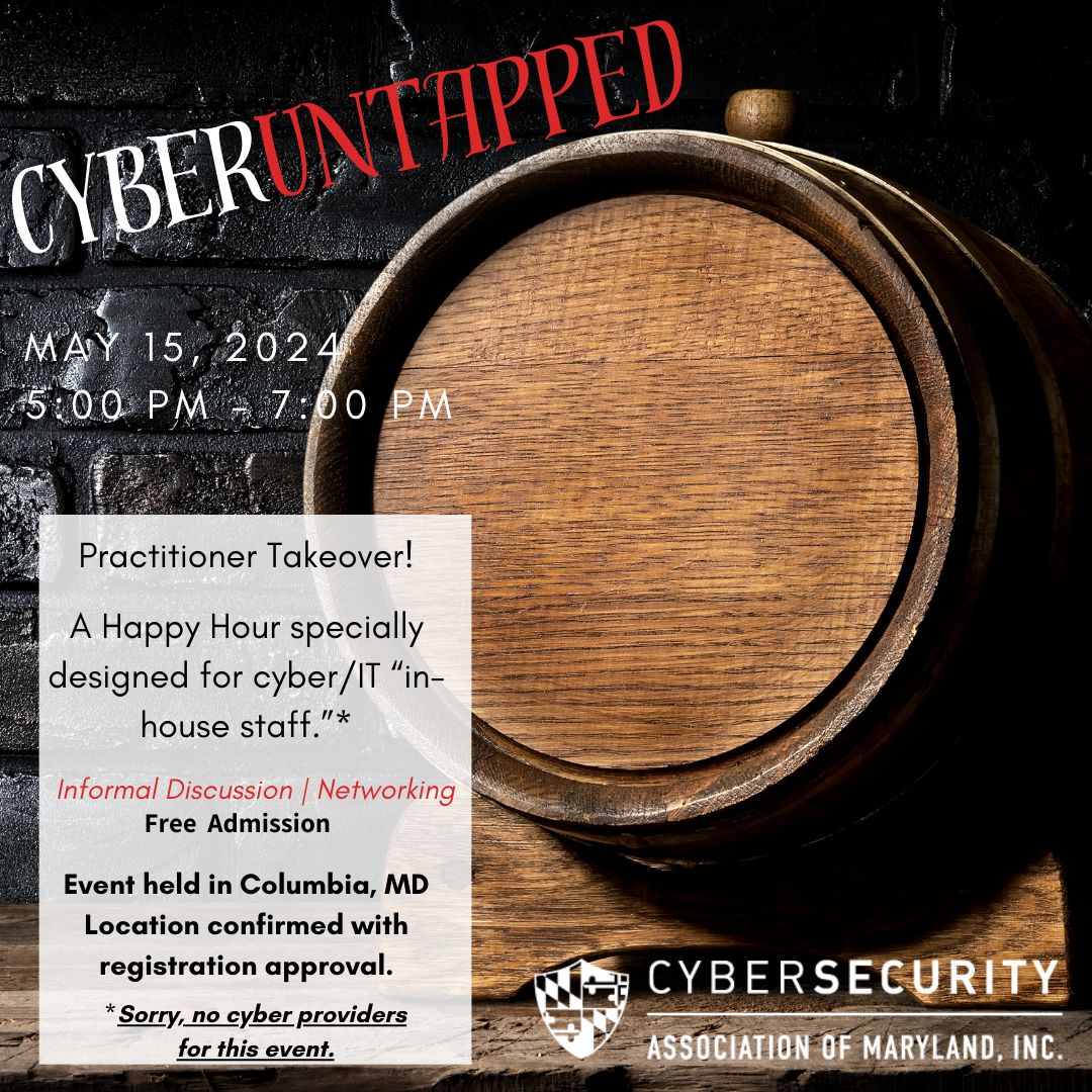 Cybersecurity Association of Maryland, Inc. (CAMI) on LinkedIn: We are ... Cybersecurity Association of Maryland, Inc. (CAMI) on LinkedIn: We are ...