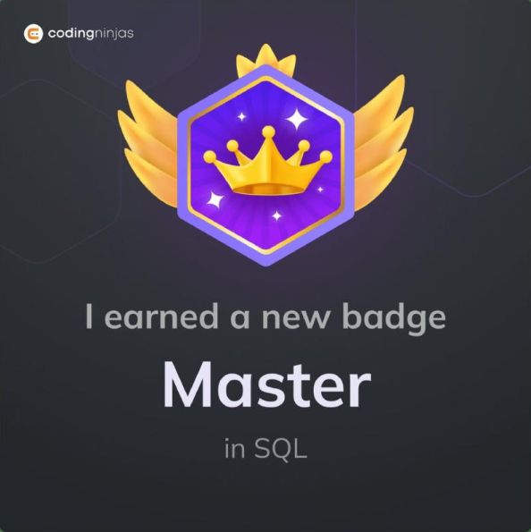 RS Krishna on LinkedIn: #sql #codingchallenge #coding #badge RS Krishna on LinkedIn: #sql #codingchallenge #coding #badge