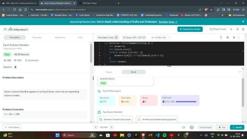 Biswajit Sahoo on LinkedIn: #365daysofcode #scalerdiscord # ... Biswajit Sahoo on LinkedIn: #365daysofcode #scalerdiscord # ...