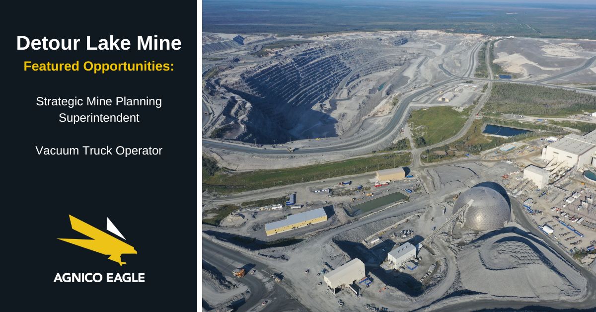 Agnico Eagle Mines Limited on LinkedIn: Featured Opportunities at ... Agnico Eagle Mines Limited on LinkedIn: Featured Opportunities at ...