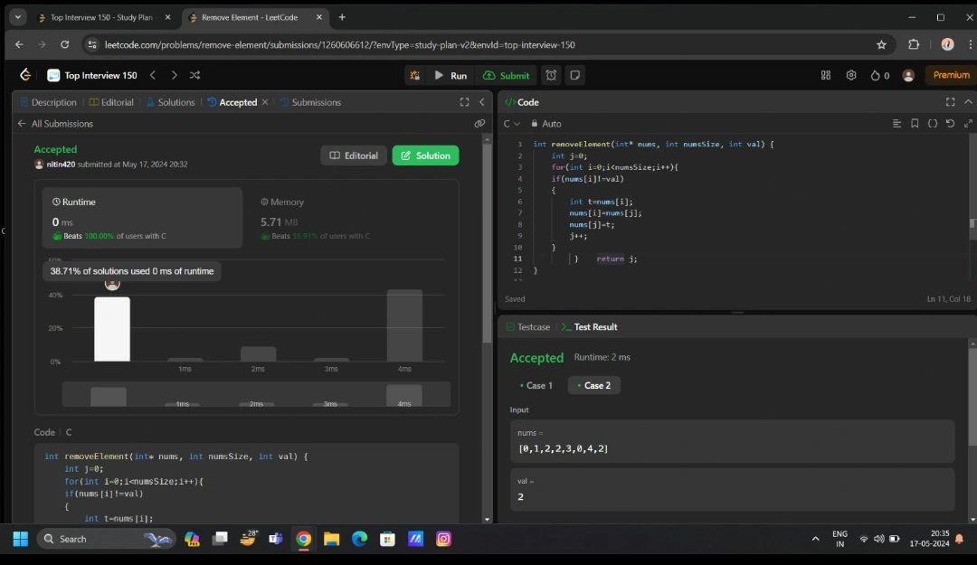 Nitin Patel on LinkedIn: day 3 or solving DSA and leetcode problem from ... Nitin Patel on LinkedIn: day 3 or solving DSA and leetcode problem from ...