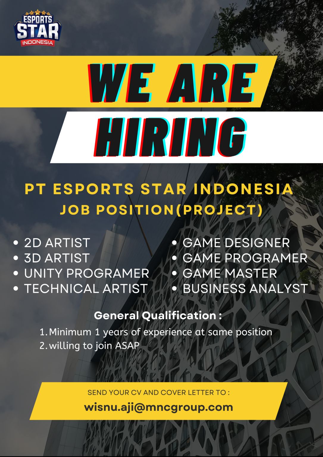 Wisnu Aji Pranoto on LinkedIn: We still open, LETS GOOO Wisnu Aji Pranoto on LinkedIn: We still open, LETS GOOO