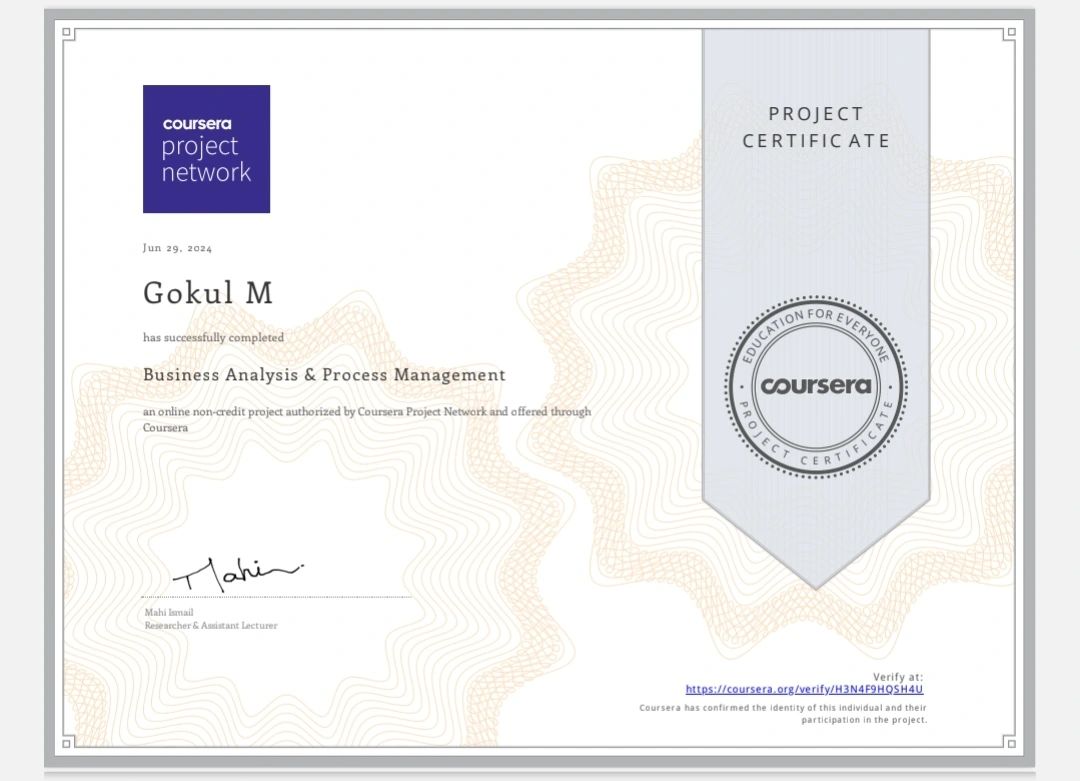 Gokul Murugesan on LinkedIn: #businessanalytics #projectmanagement Gokul Murugesan on LinkedIn: #businessanalytics #projectmanagement