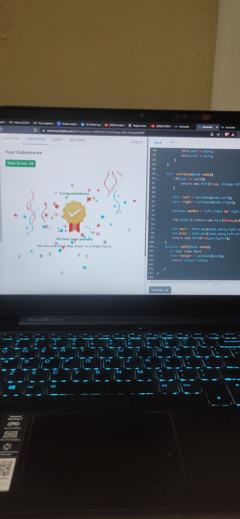 Vishal Ingole on LinkedIn: #100daysofcodechallenge #dsa #coder Vishal Ingole on LinkedIn: #100daysofcodechallenge #dsa #coder