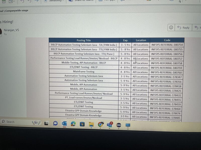 Mohd Shahrukh Ansari on LinkedIn: #infosys #referral Mohd Shahrukh Ansari on LinkedIn: #infosys #referral