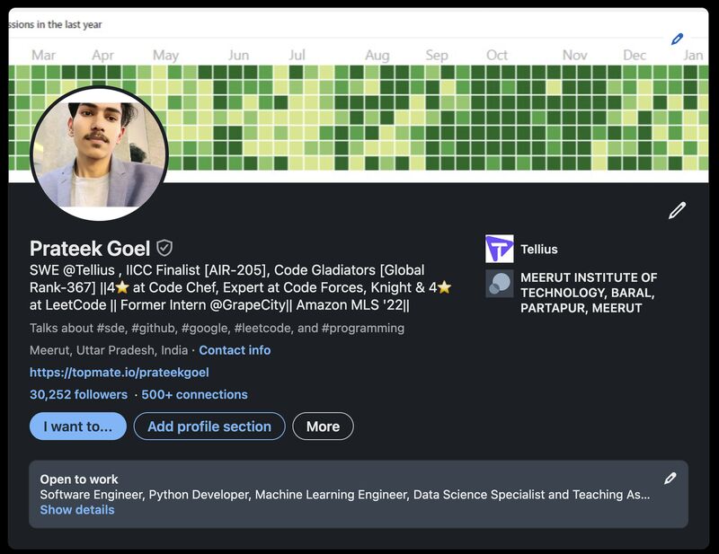 Prateek Goel on LinkedIn: #linkedin #post #share #30k #family #leetcode ... Prateek Goel on LinkedIn: #linkedin #post #share #30k #family #leetcode ...