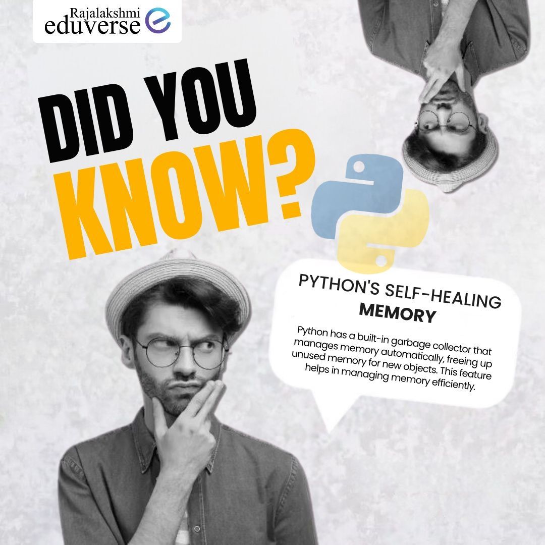 Rajalakshmi Eduverse on LinkedIn: #pythonprogramming #techtips # ... Rajalakshmi Eduverse on LinkedIn: #pythonprogramming #techtips # ...