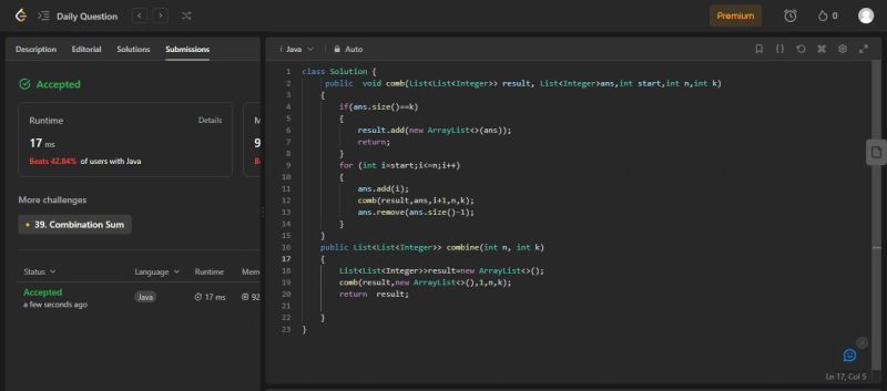 Nitesh Singh on LinkedIn: #leetcode #backtracking Nitesh Singh on LinkedIn: #leetcode #backtracking