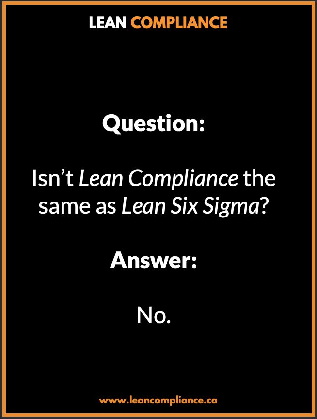Lean Compliance Consulting, Inc. on LinkedIn: 🔸 Isn't Lean Compliance ... Lean Compliance Consulting, Inc. on LinkedIn: 🔸 Isn't Lean Compliance ...