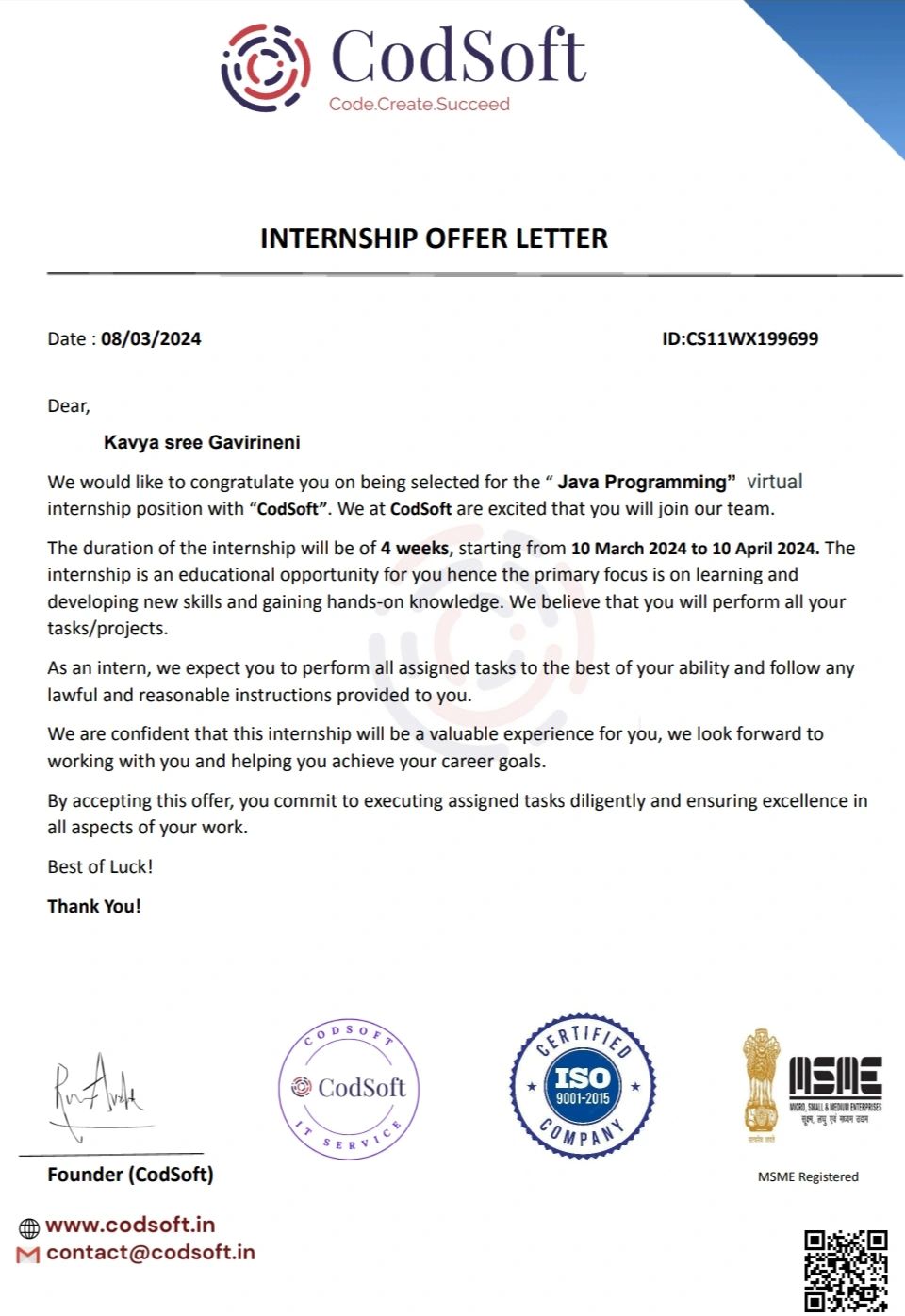 Kavya sree Gavirineni on LinkedIn: #webdevelopment #internship # ... Kavya sree Gavirineni on LinkedIn: #webdevelopment #internship # ...