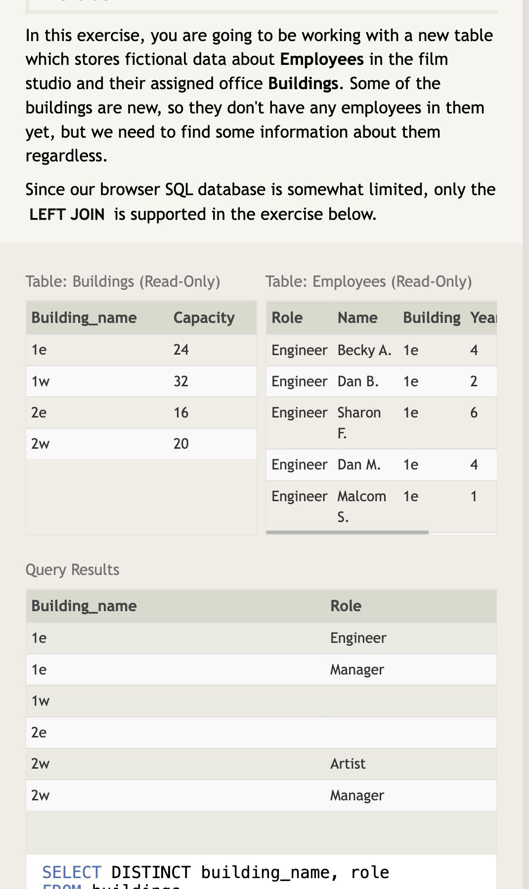Learn SQLBolt with exercises | Vyshnav S Deepak posted on the topic ... Learn SQLBolt with exercises | Vyshnav S Deepak posted on the topic ...