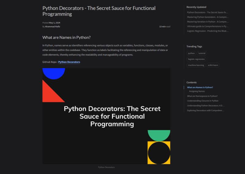 Ahammad Nafiz on LinkedIn: #python #pythonprogramming #pythondeveloper ... Ahammad Nafiz on LinkedIn: #python #pythonprogramming #pythondeveloper ...