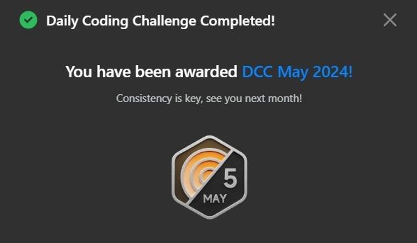 Akshaya P I on LinkedIn: #dailycodingchallenge #leetcode # ... Akshaya P I on LinkedIn: #dailycodingchallenge #leetcode # ...