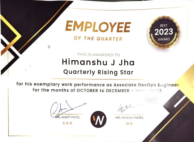 Himanshu Jha on LinkedIn: #teamworkmakesthedreamwork #devopsengineer # ... Himanshu Jha on LinkedIn: #teamworkmakesthedreamwork #devopsengineer # ...
